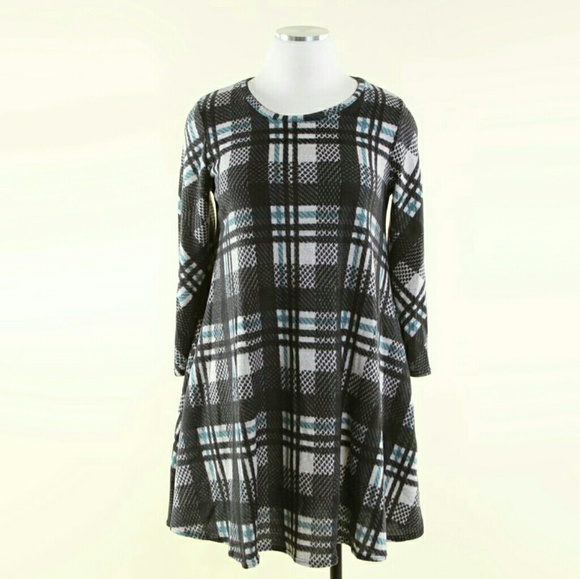 Collective Rack | Dresses | Last One Collective Rack Plaid Flare Dress ...